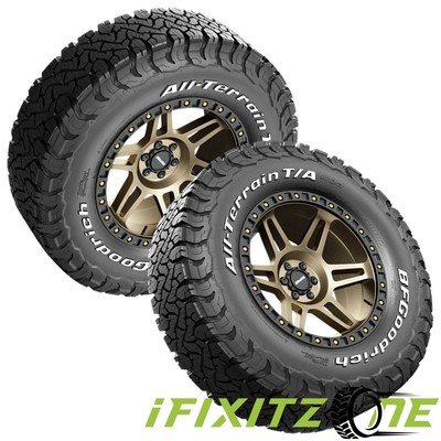 2 BFGoodrich All Terrain T/A KO3 RWL 245/75R16 120/116S 50K Mileage ...