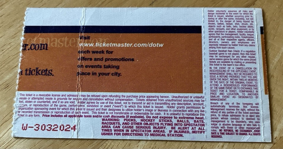 Patricia Barber June 5, 2001 San Diego Casbah Club California Ticket ...