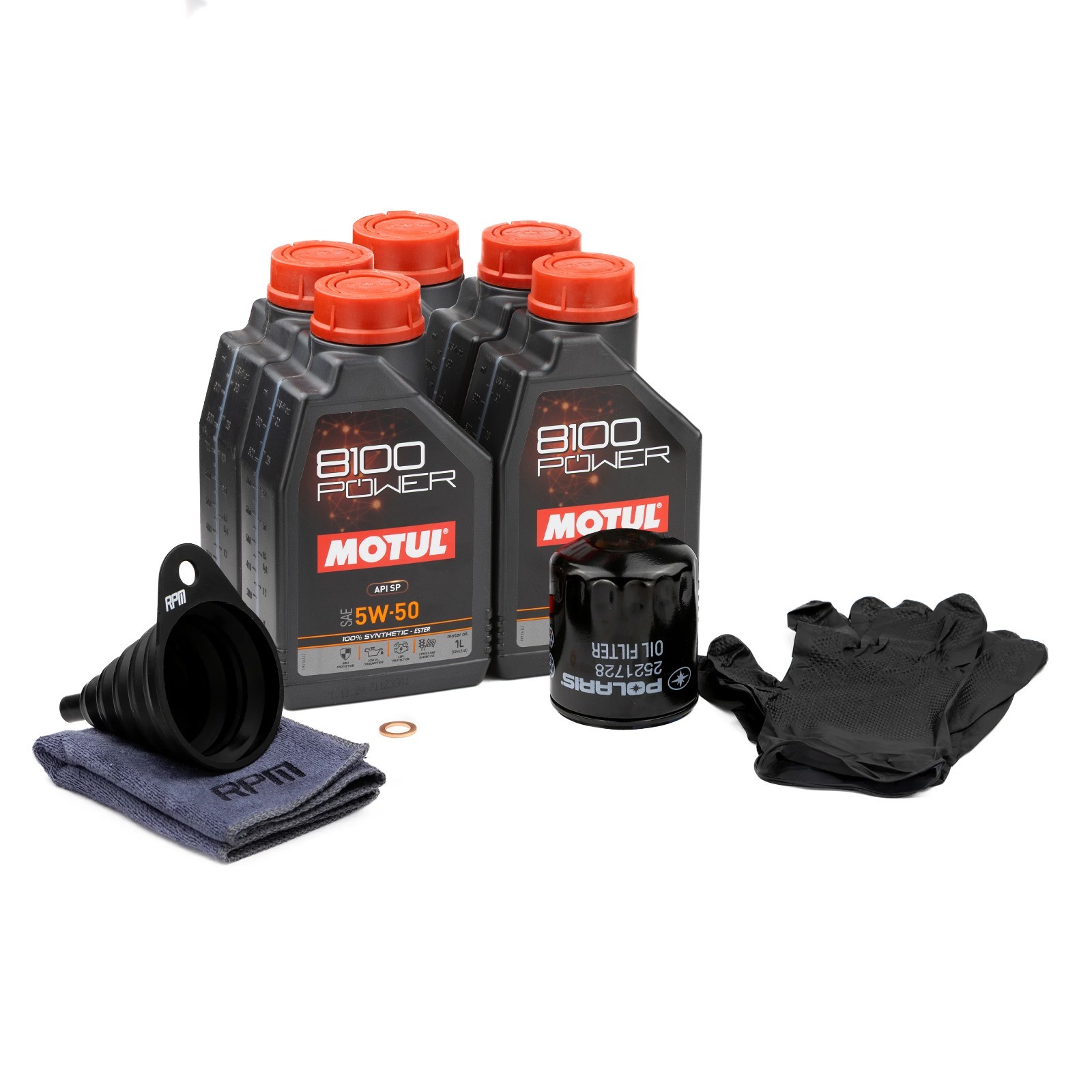 RPM Performance Oil Change Kit 8100 5W50 Polaris RANGER CREW XD 1500 ...