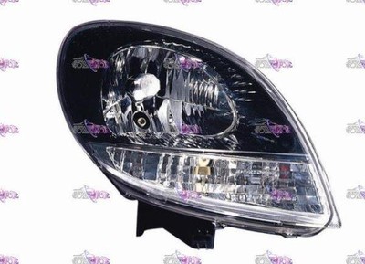 FARO FANALE PROIETTORE DX F/BIANCA PER RENAULT KANGOO 03>07 DAL 2003 AL ...