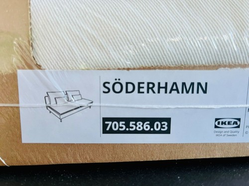 IKEA SÖDERHAMN SODERHAMN 3-Seater Sofa cover set in BLEKINGE WHITE NEW ...