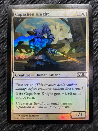 FOIL Capashen Knight | MtG Magic The Gathering Magic 2014 (M14) White ...