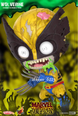 Marvel Zombies Wolverine Bobble-Head Figure 4 in. HOT TOYS | eBay