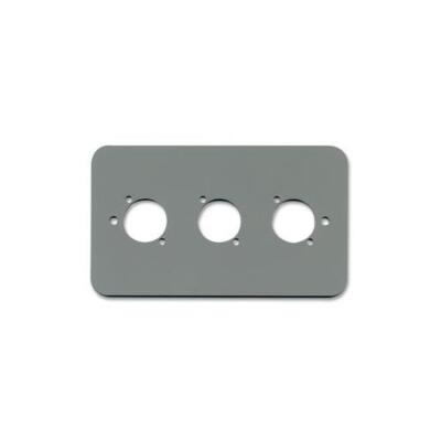 86511-RCS - 3X XLR AV PLATE, 2 GANG , SILVER | eBay UK