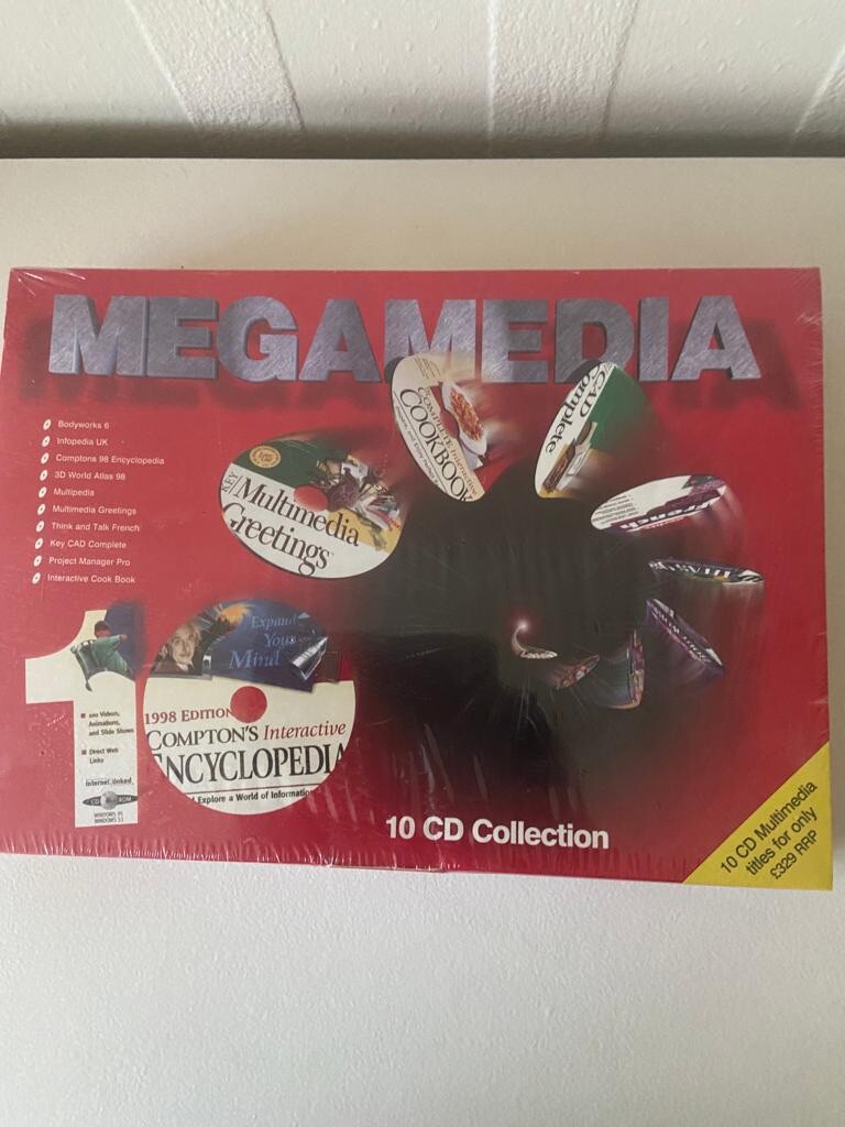 Mega Media 10 CD ROM Collection for PC Microsoft Windows ( & ) for sale ...