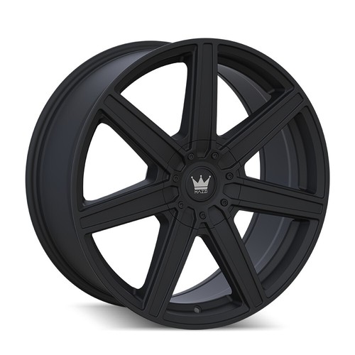 Mazzi 376 Laguna 22x9.5 5x115/5x5.5 18 Matte Black Wheels(4) 87 22 ...