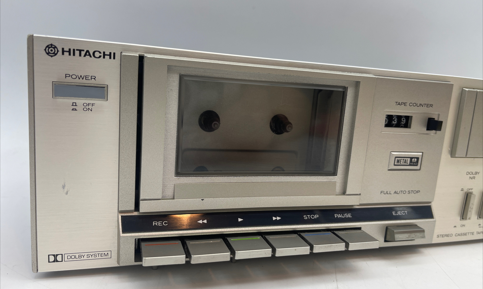 Vintage Hitachi D-E10 Stereo cassette tape deck metal japan | eBay