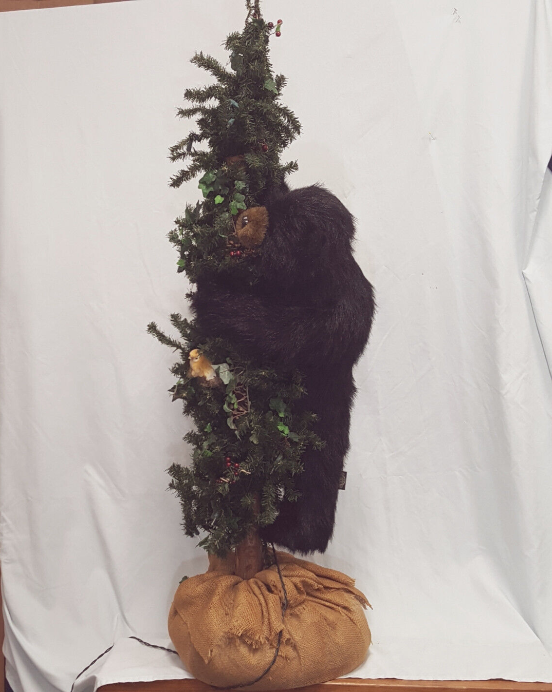 Black Bear in Lighted Holiday Christmas Tree 48” Tall Ditz Designs The ...