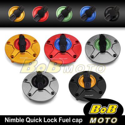 CNC FCR Keyless Fuel Tank Gas Cap For Yamaha FJR1300 Niken XSR900 Super ...
