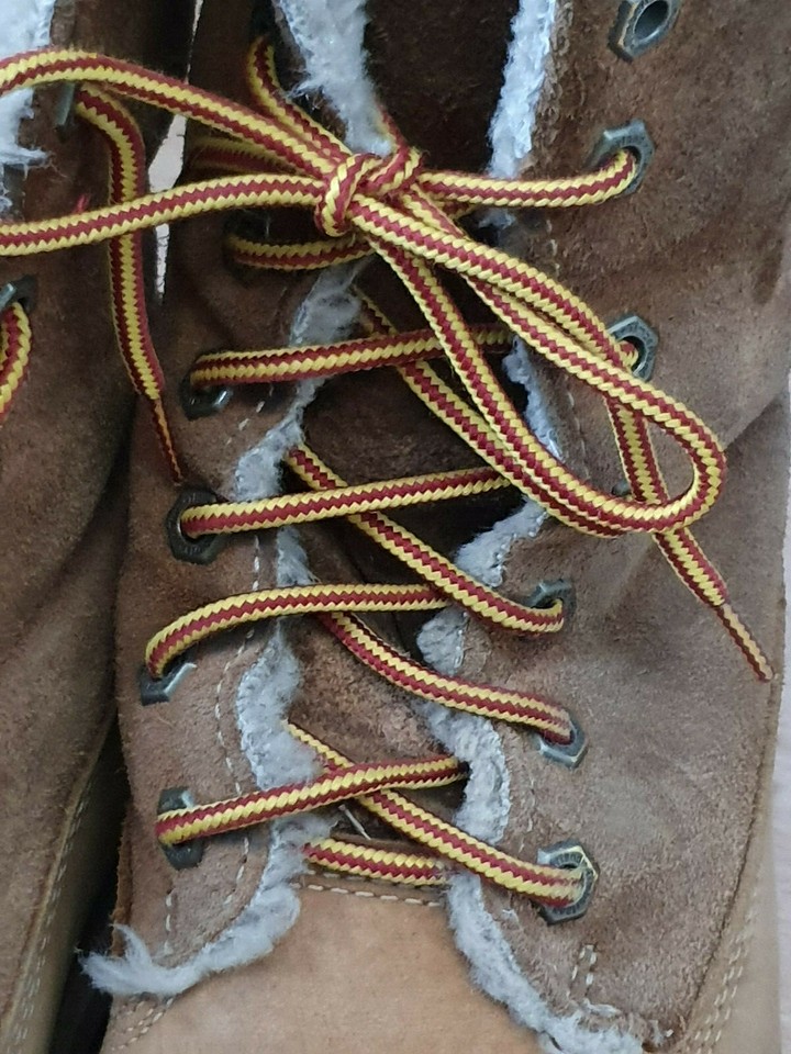 1x Pair of Round Laces for Timberland Hiking Boots Shoe Sneaker ...