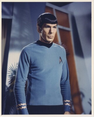 Star Trek Leonard Nimoy Spock TV series Vintage 8x10 Color Photo | eBay