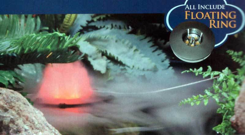 Alpine Mini-Pond Fogger/Mister with LED Lights (3 Jets), FG203LR | eBay
