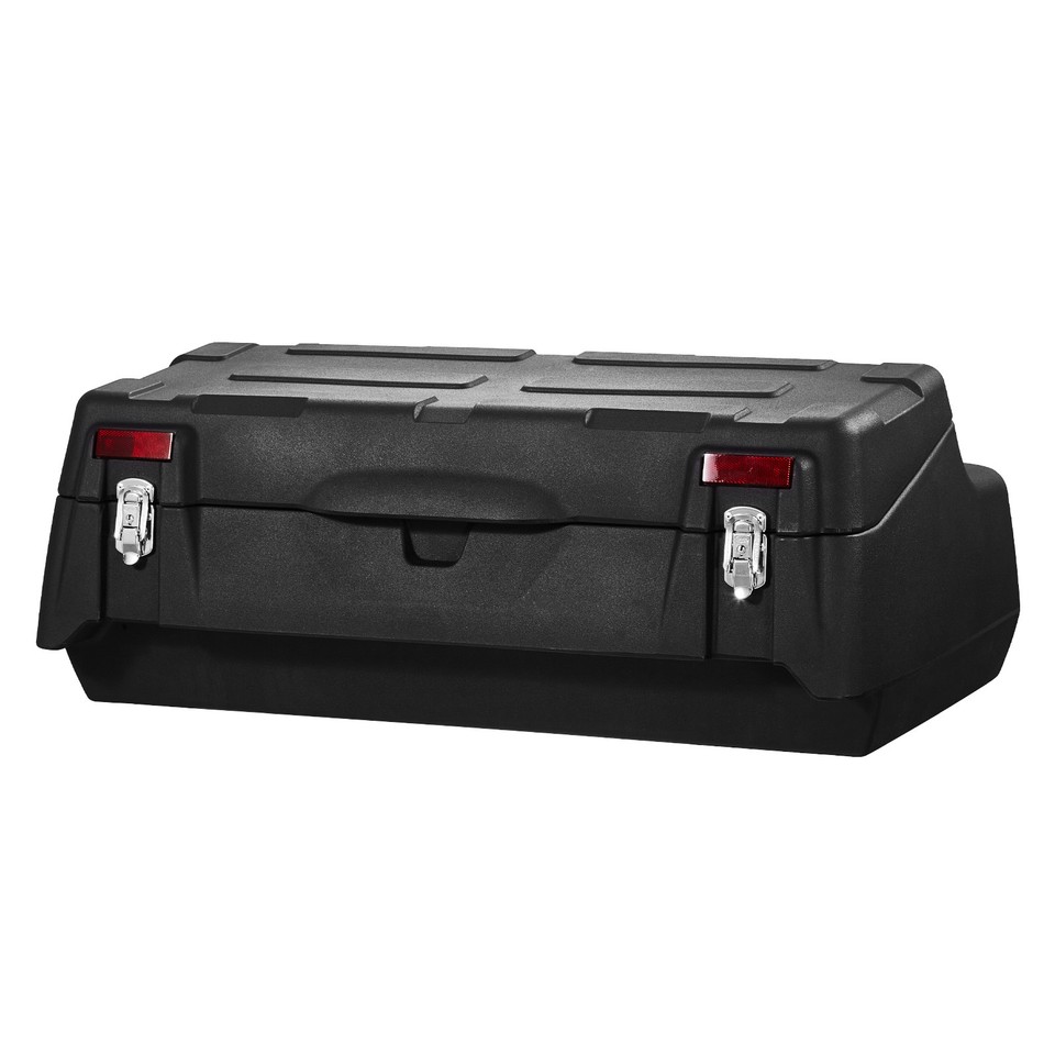VEVOR 95L ATV Rear Storage Box Trunk Seat Rack Case Universal UTV Cargo ...