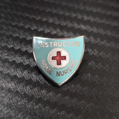 Home Nursing Hinged Back Lapel Pin Vintage Sterling Silver Small | eBay