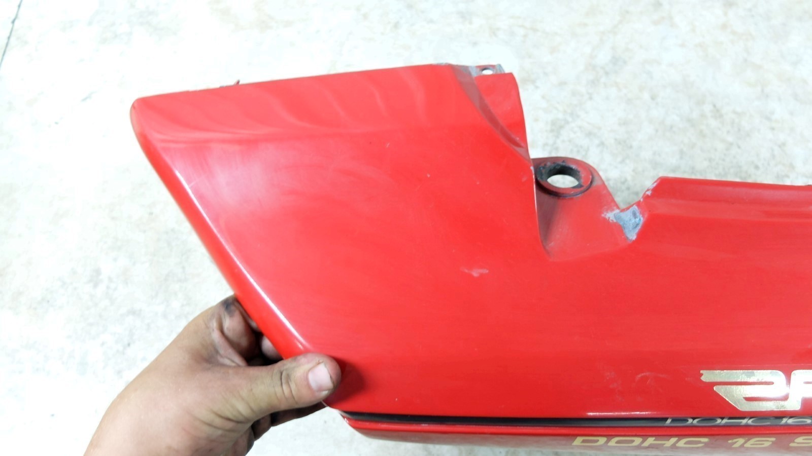 94 Suzuki RF900 R RF 900 right rear back side cover cowl fairing panel ...
