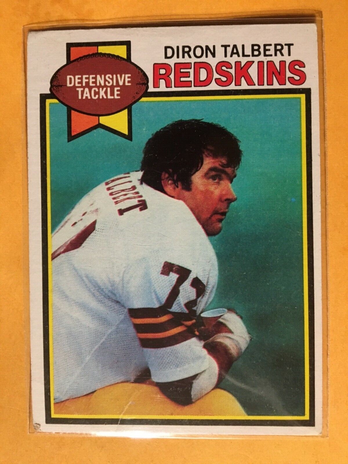 1979 Topps Redskins Diron Talbert Football Card #416 | eBay