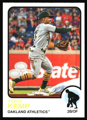 2022 Topps Heritage Tony Kemp #628 Oakland Athletics | eBay