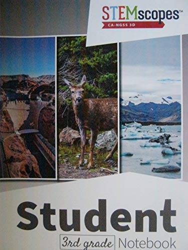 STEMscopes CA-NGSS 3D 3rd Grade Student Notebook - Paperback - GOOD | eBay