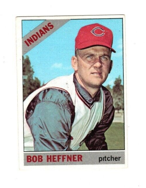 1966 Topps #432 Bob Heffner - Cleveland Indians, Excellent Condition ...