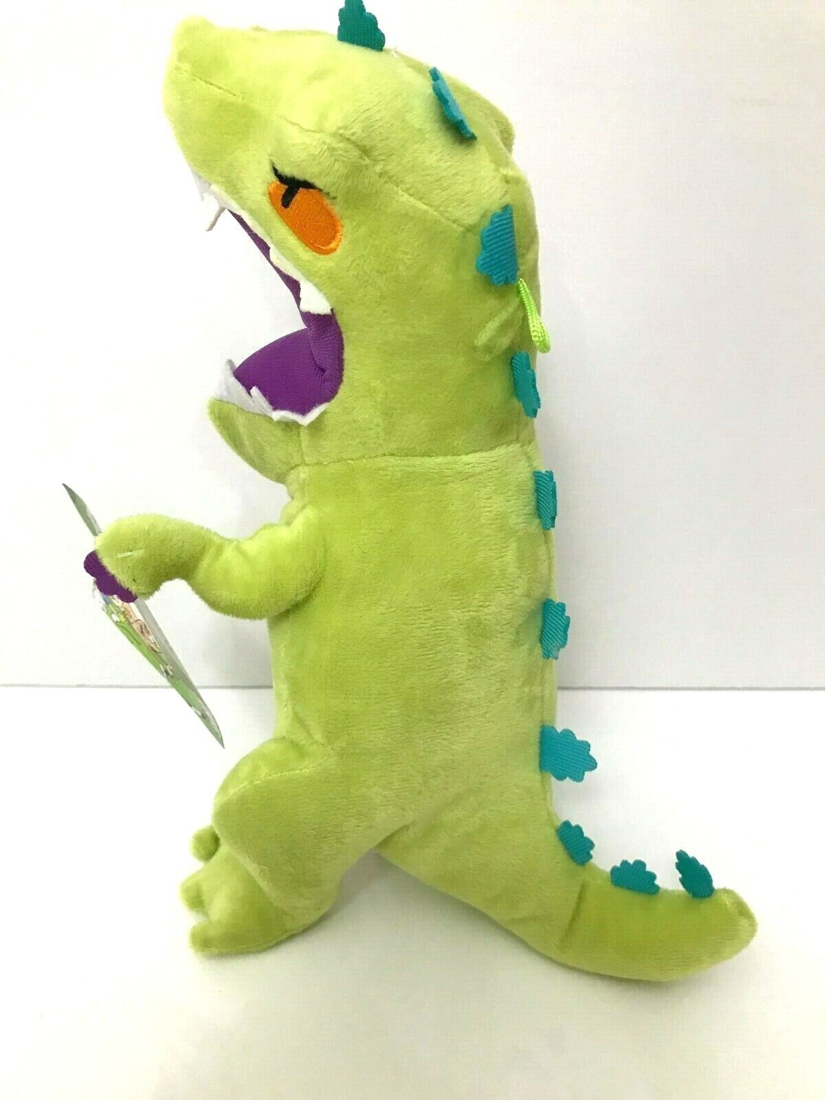 New Rugrats 11" Reptar Plush Dinosaur Nickelodeon Stuffed Animal Toy 90 ...