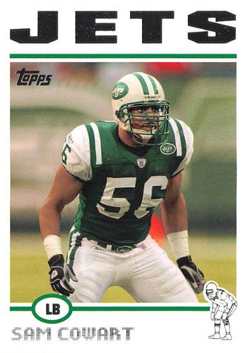 2004 Topps #123 Sam Cowart New York Jets | eBay