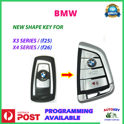 BMW key X3 X4 CAS4 SYSTEM NEW SHAPE UPGRADED KEY F SERIES 2011-2018 ...