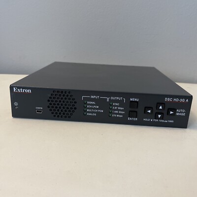 Extron DSC HD-3G A 60-1304-01 HDMI to 3G-SDI Scaler w/ Audio Embedding ...
