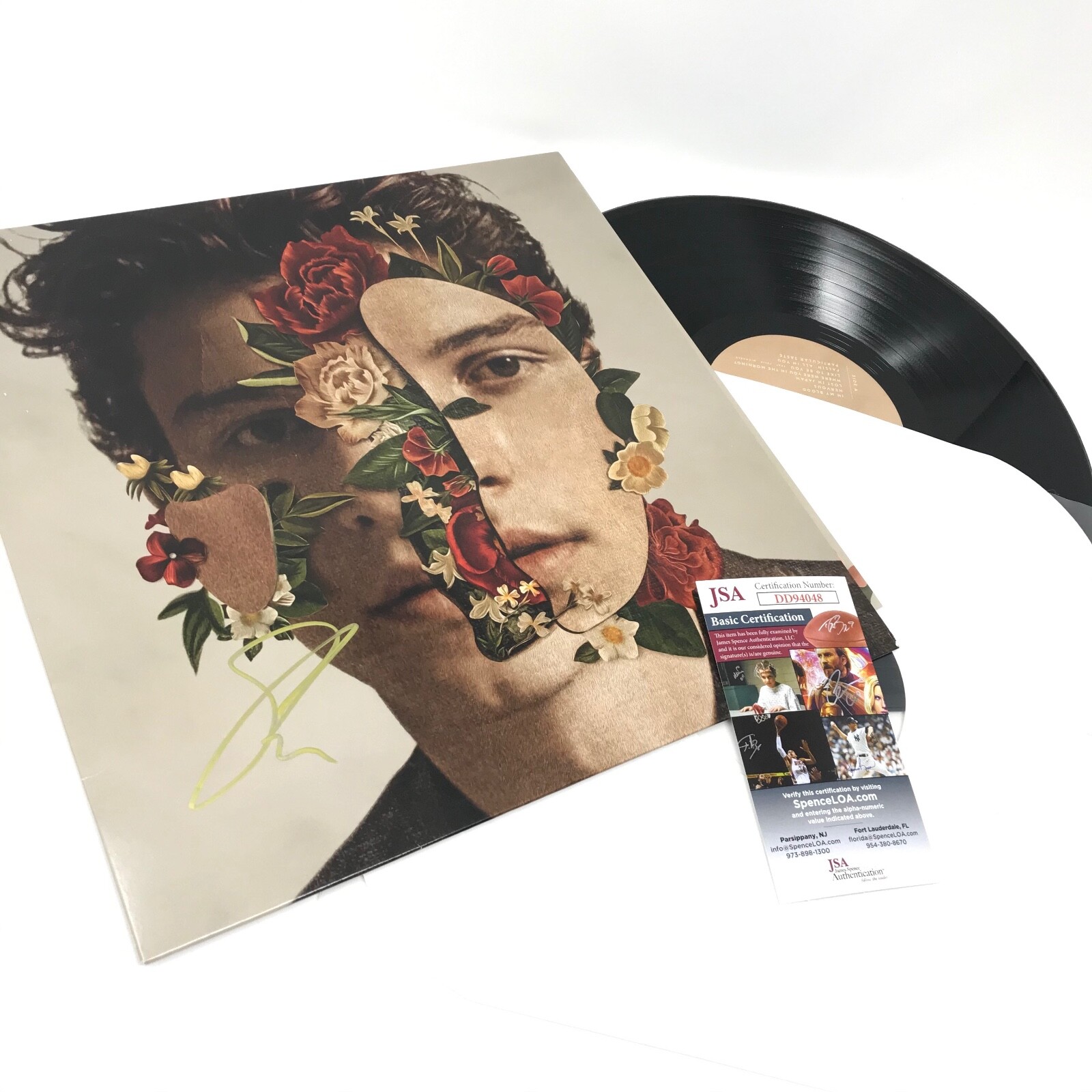 SHAWN MENDES SIGNED AUTOGRAPHED 2018 SELF TITLED VINYL ALBUM + PROOF w ...