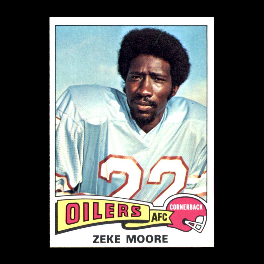 Zeke Moore 1975 Topps Houston Oilers #271 Great Condition! | eBay