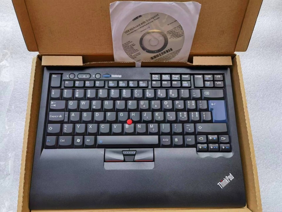 Genuine Lenovo Thinkpad SK-8855 USB Wired Keyboard With TrackPoint ...