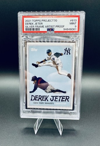 Derek Jeter 2021 Topps Project 70 - Artist Proof Silver Frame #613 ...