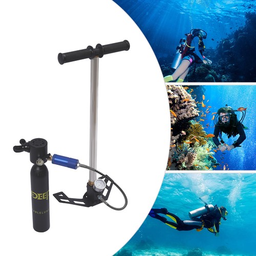 Underwater Breath Equipment: 0.5L Oxygen Tank Pump Mini Scuba Diving ...