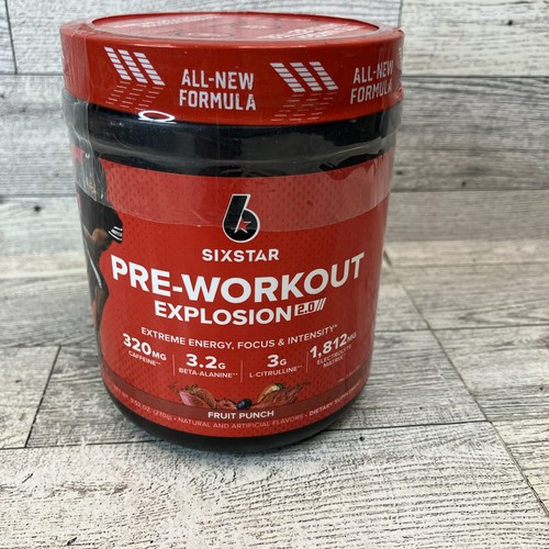 Pre-Workout Explosion 2.0 Fruit Punch 9.52 oz EXP 02/2027 Extreme ...