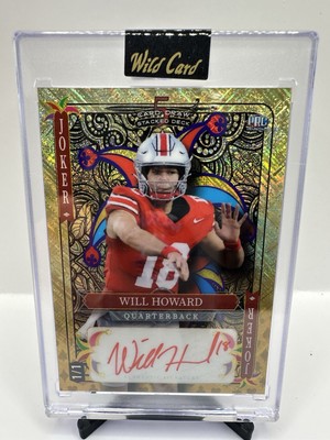 2024 Wild Card - Stacked Deck Auto Will Howard 1/1 #SDHJ-WHA (AU) | eBay
