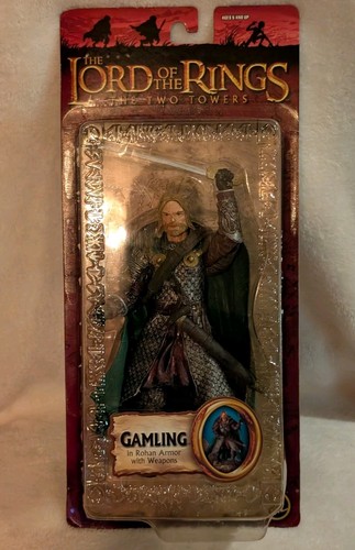 LOTR The Two Towers Gamling Rohan Royal Guard Figure Toy Biz 2004 New ...