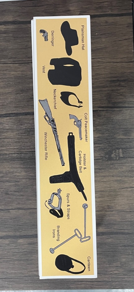 Marx Johnny West Lo Mejor Del Oeste Reissue Blue Johnny West / box ...