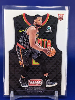 Omari Spellman Rookie card 2018-19 Panini Threads Atlanta Hawks #163 RC ...