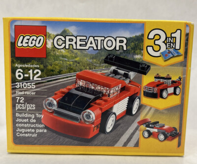 LEGO CREATOR 31055 Red Racer Car 3 IN 1 Retired 72 Pieces NEW SEALED ...