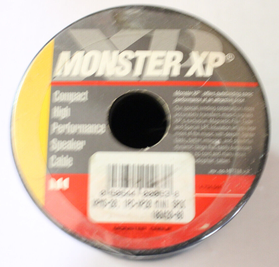 Monster Cable XP Compact High Performance Speaker Wire XPMS 20 FT - NEW ...
