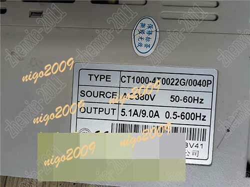 1PC Used Inverter CT1000-4T0022G/0040P 380V 2.2KW 180 days Warranty # | eBay