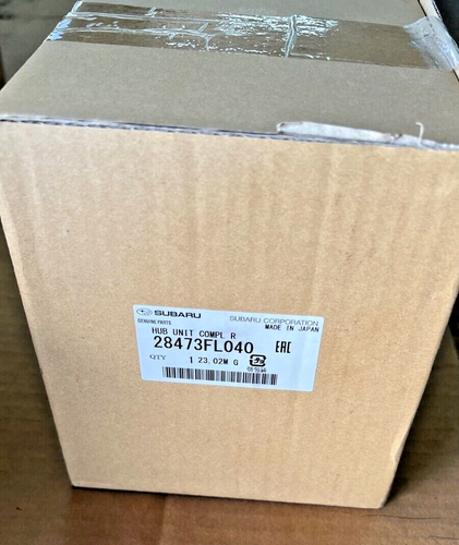 GENUINE SUBARU (2012-2021) REAR WHEEL HUB UNIT COMPT (LEFT OR RIGHT ...