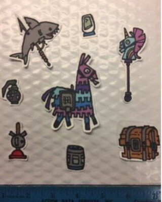 FORTNITE fabric appliques IRON-ON handmade 8 pcs video game | eBay