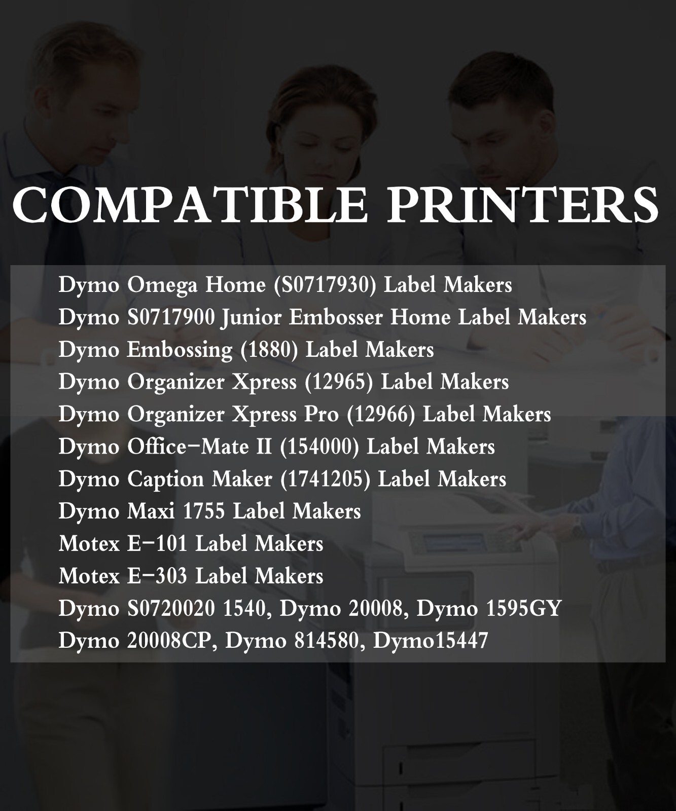 8PK Green Dymo 3D Label Tape Compatible for Dymo Maxi 1755 Label Makers ...
