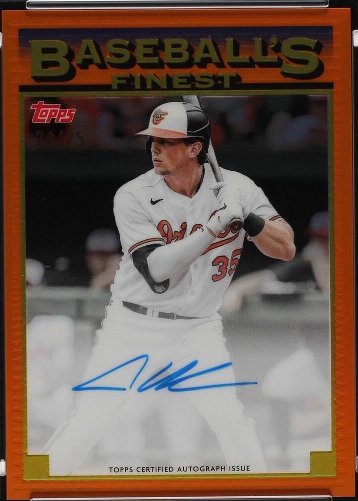 2024 Topps Finest - 1993 Finest Prototypes Autographs Adley Rutschman ...