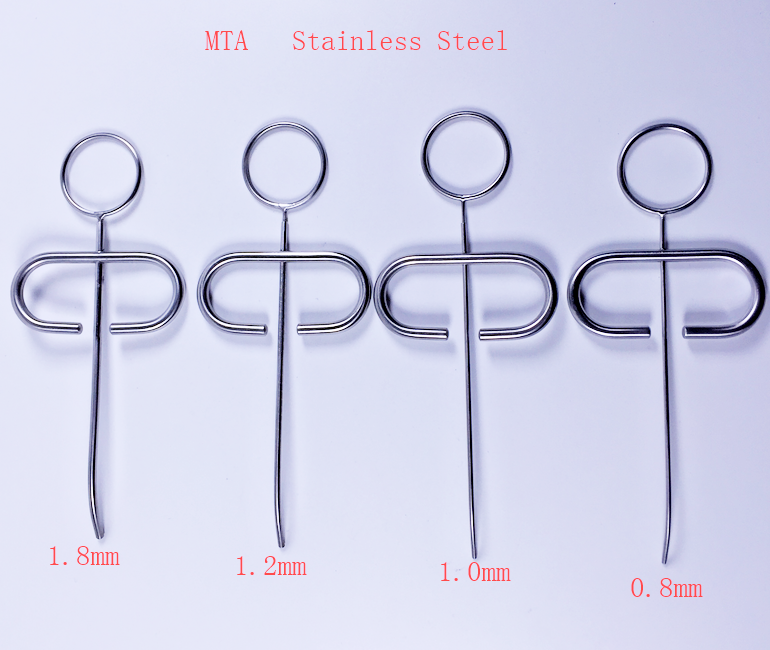 Dental Teeth MTA Plugger Root Canal Bone Cement Refill SS 0.8mm/1.0mm/1 ...