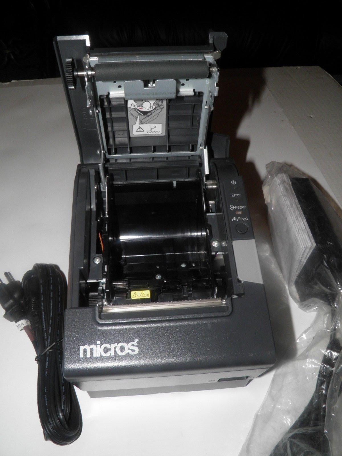 MICROS Epson TM-T88V Thermal POS Receipt Printer MICROS Ethernet M244A ...