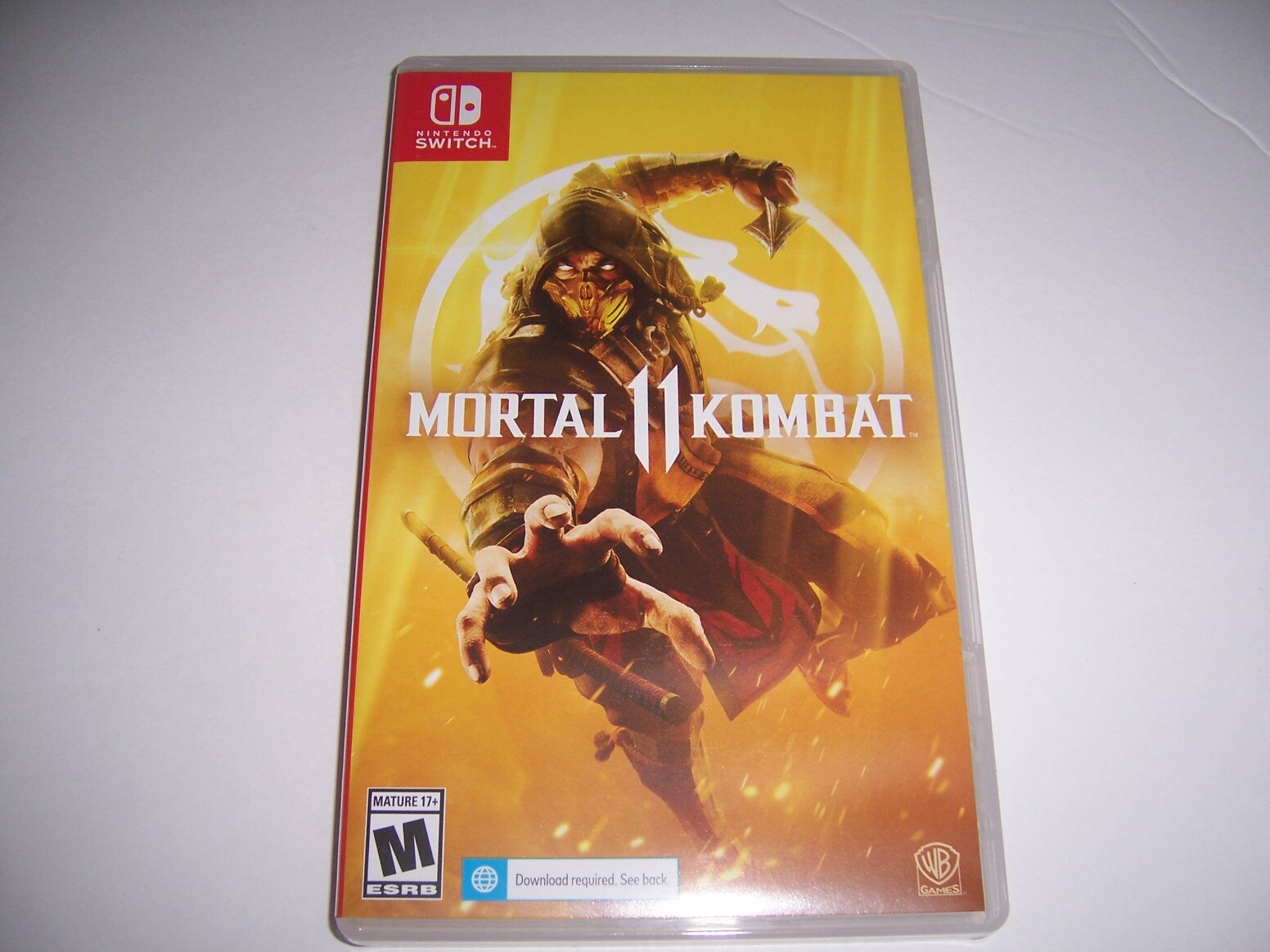 Original Box Case Insert Replacement Nintendo Switch Mortal Kombat 11 ...