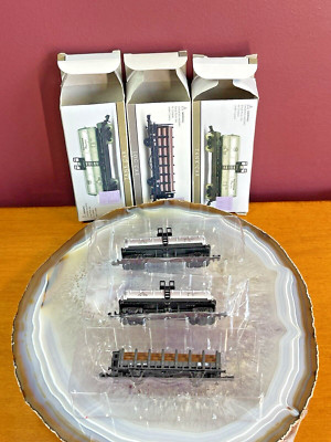 2 High Speed Metal Southern Pacific Dome Tanks & 1 Log Car. N Scale ...