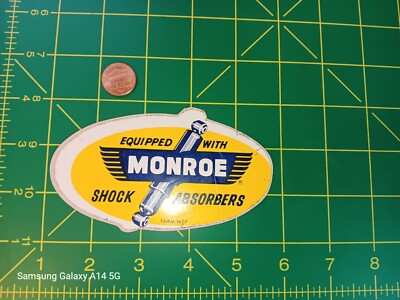 MONROE VINTAGE Sticker / Decal ORIGINAL OLD STOCK | eBay