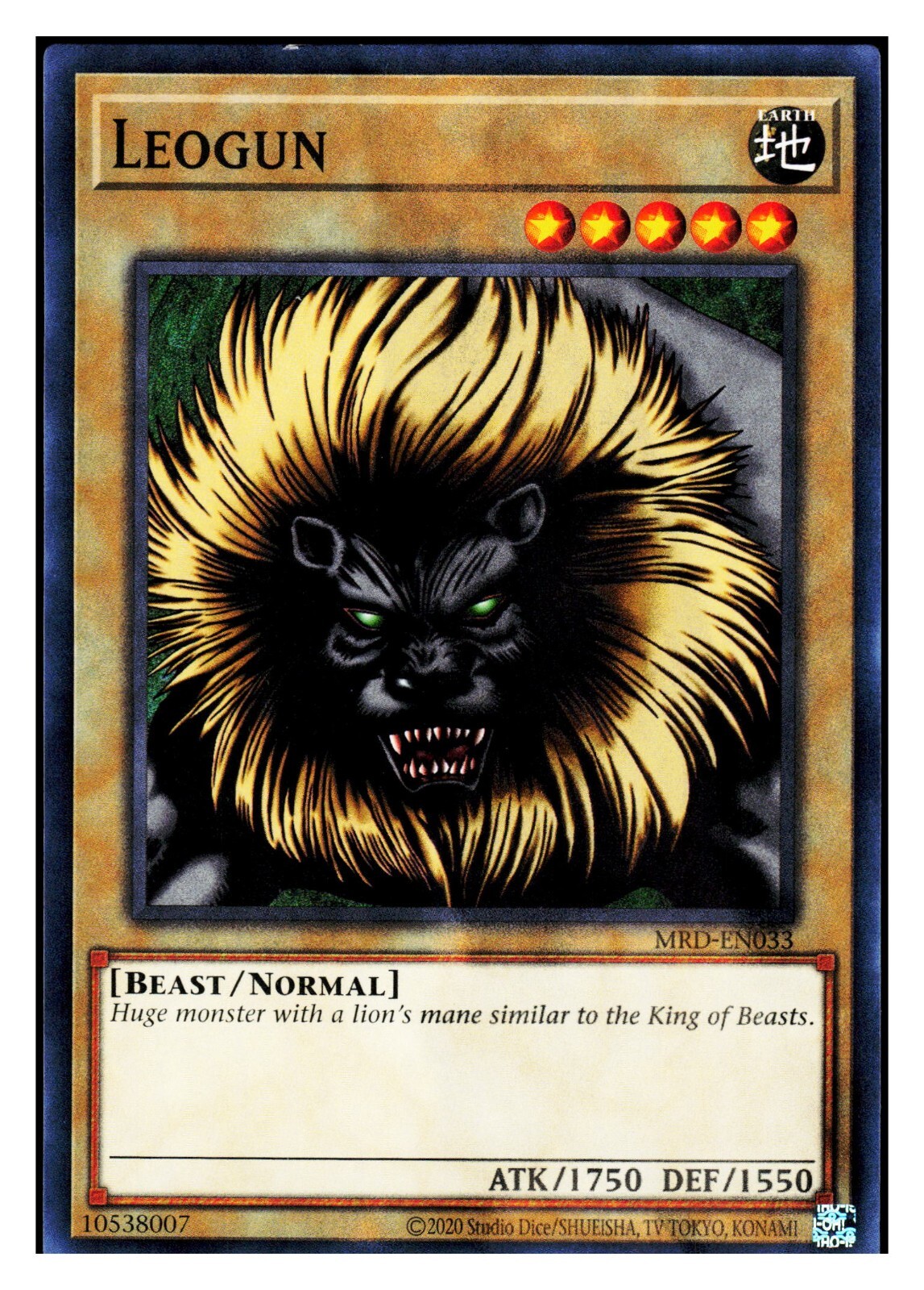 YuGiOh Leogun MRD-EN033 Matel Raiders Common | eBay